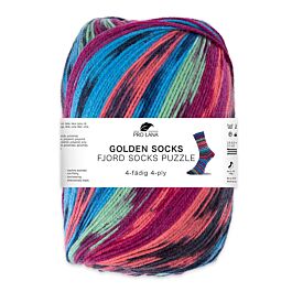 Fjord Socks 4f. "Puzzle" | Fischer Wolle